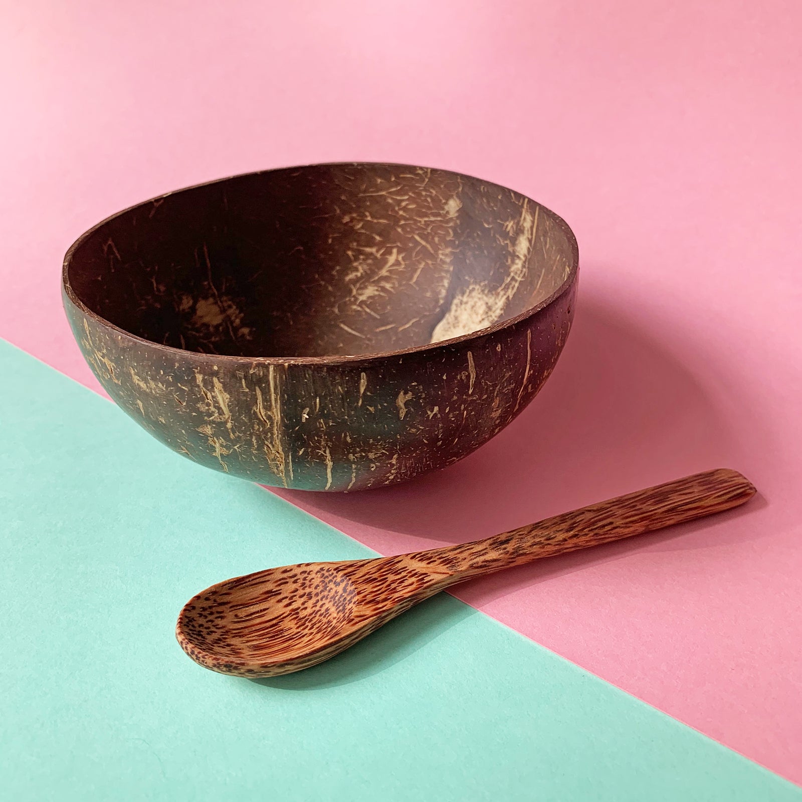 Pasoluna Coconut Bowl & Spoon Set
