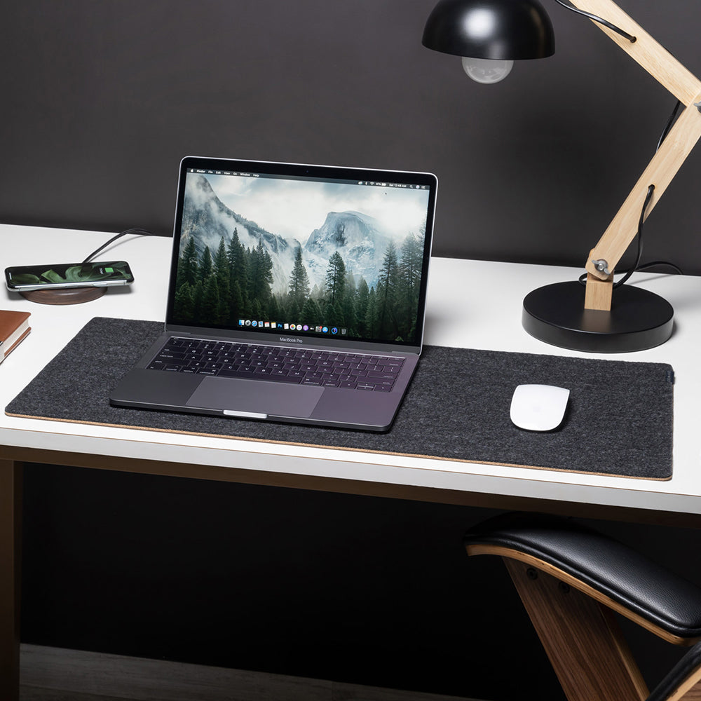 Natural Felt & Cork Desk Mat by Oakywood